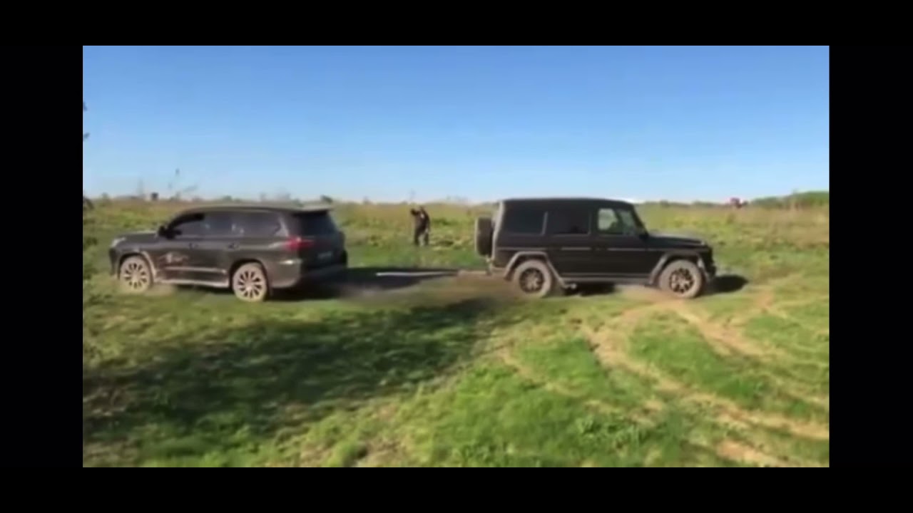 Lexus lx 570 vs G wagon - YouTube