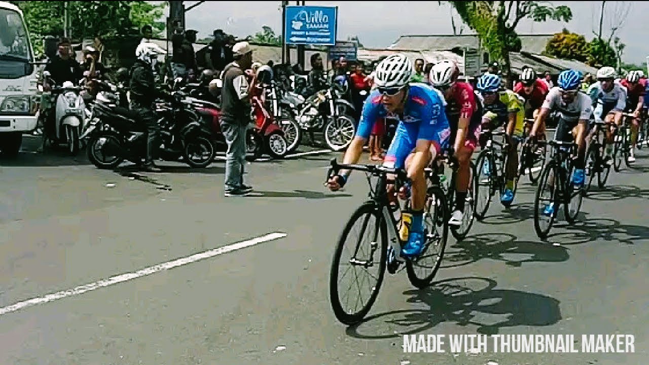 balap sepeda tour de indonesia 2018 BALI - YouTube