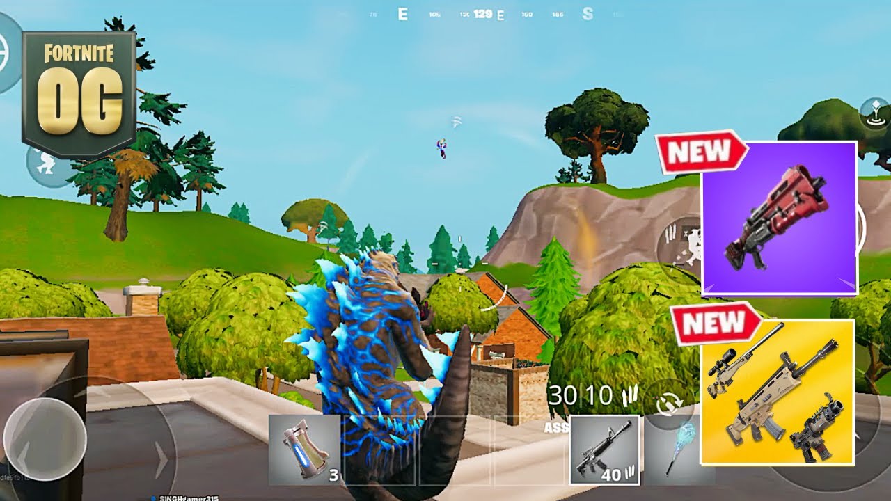 OG Zero-Build Solos Fortnite Mobile Gameplay*Legendary and Epic Weapons ...