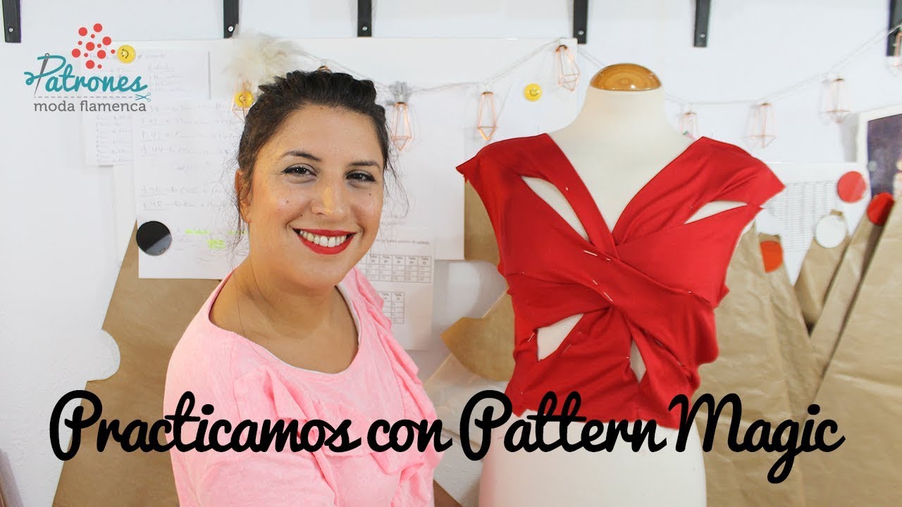 Prácticas con Pattern Magic - Patronista Flamenca - YouTube