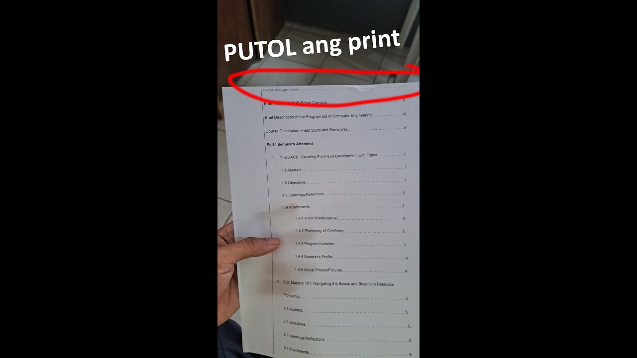 Paano mag PRINT ng hindi napuputol using PDF software and EPSON PRINTER ...