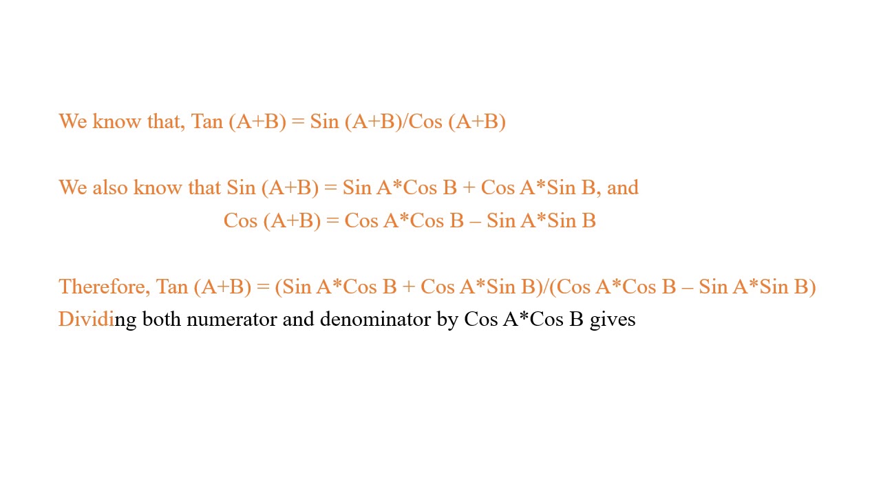 Proof of Tan A+B - YouTube