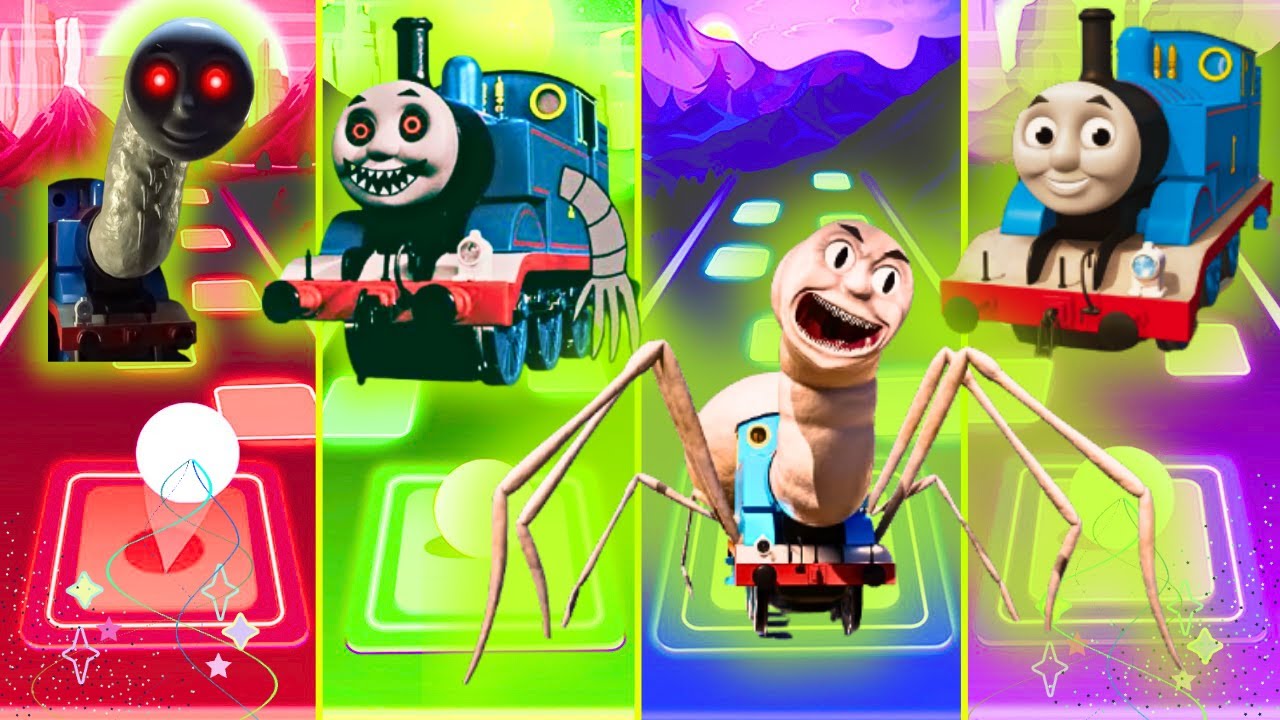 Megamix THOMAS TRAIN EXE 🆚 EVIL THOMAS 🆚 SPIDER THOMAS 🆚 THOMAS THE ...