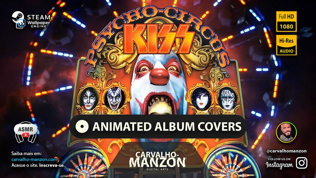 🎧 Kiss - Psycho Circus #AnimatedAlbumCover ⭐ - YouTube