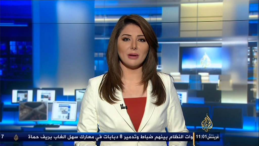رولا إبراهيم موجز الأخبار - الثانية مساء 8/08/2015 #الجزيرة #سوريا ...