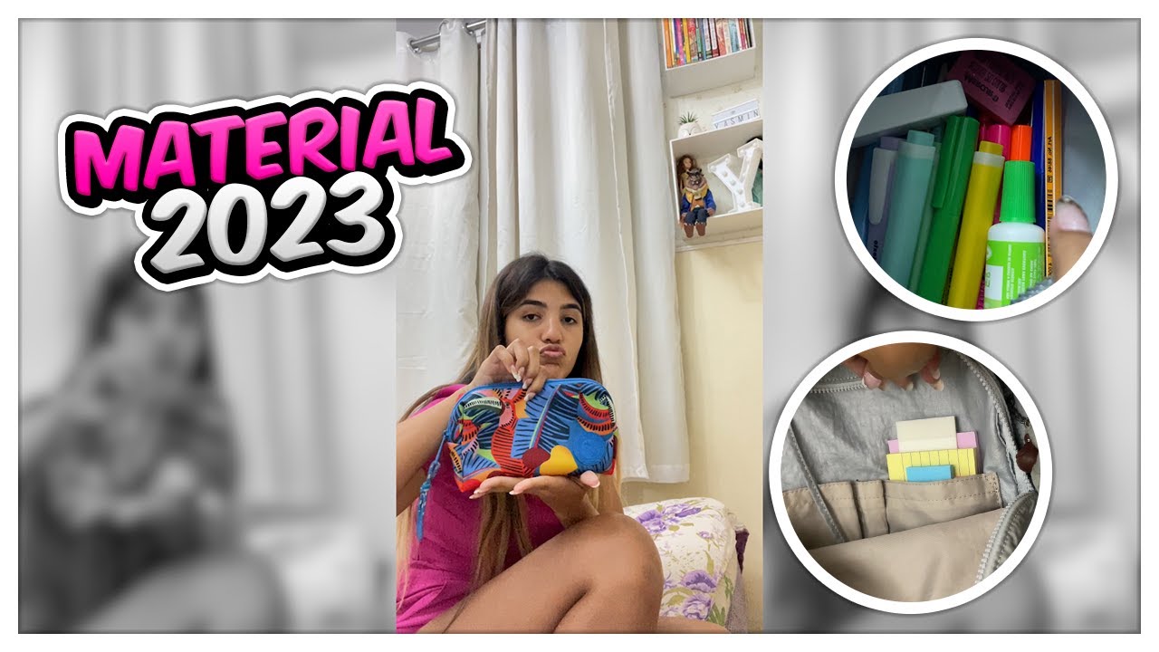 MEU MATERIAL ESCOLAR PARA 2023!!! FAMÍLIA BM - YouTube