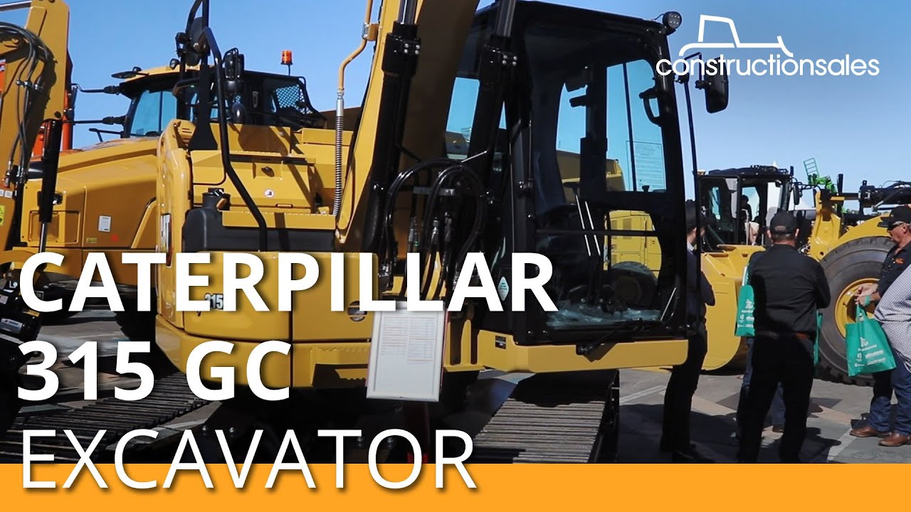 Caterpillar 315 GC excavator offers no-frills earthmoving solution - CCFD 2021 - YouTube