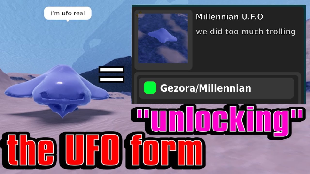 Every Step to "BECOME" the UFO Form of Millennian in Kaiju Universe ...