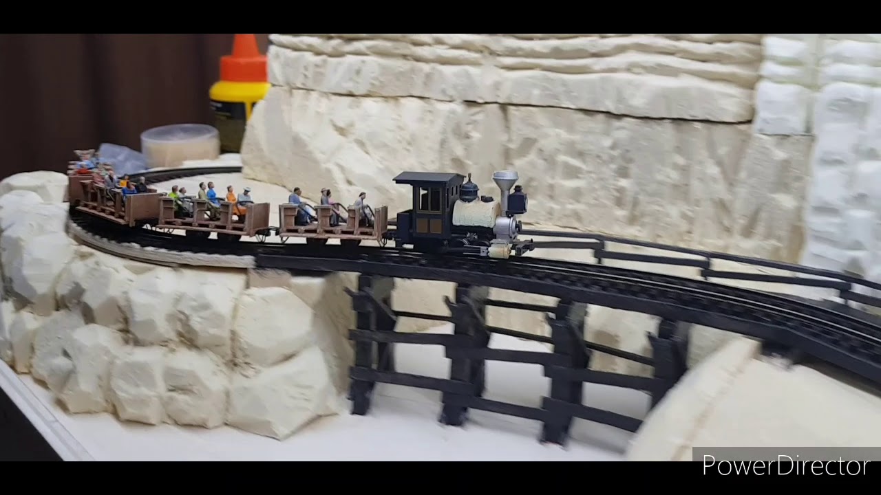 Big Thunder Mountain model layout project part 2 - YouTube