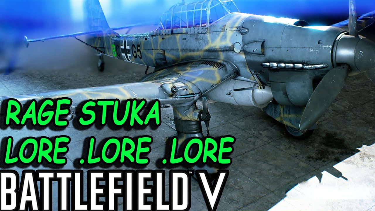 Battlefield V When i RAGE on AA with stuka B1 - YouTube