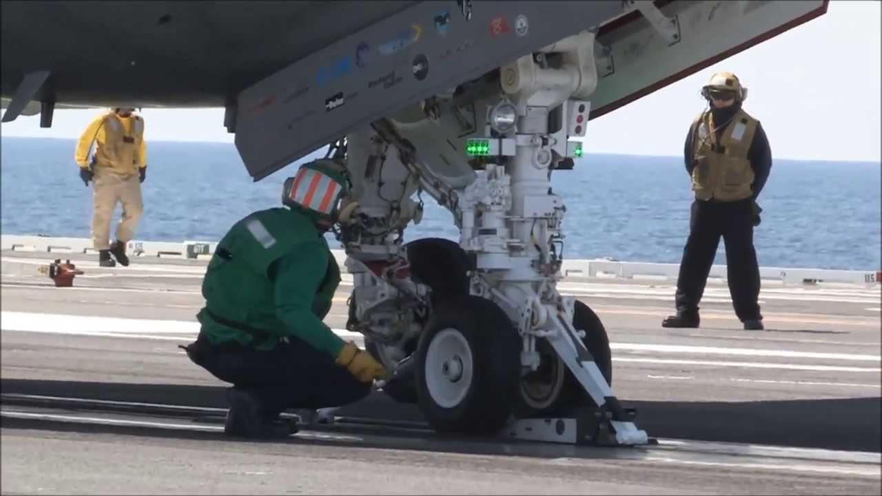 X-47B UCAS-D First Catapult Launch from USS George H.W. Bush (CVN-77 ...