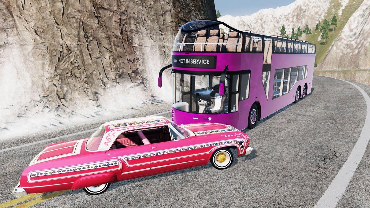 Cars And Trucks vs Sudden Car Crashes On Cliff Drops #002 ️ BeamNG ...