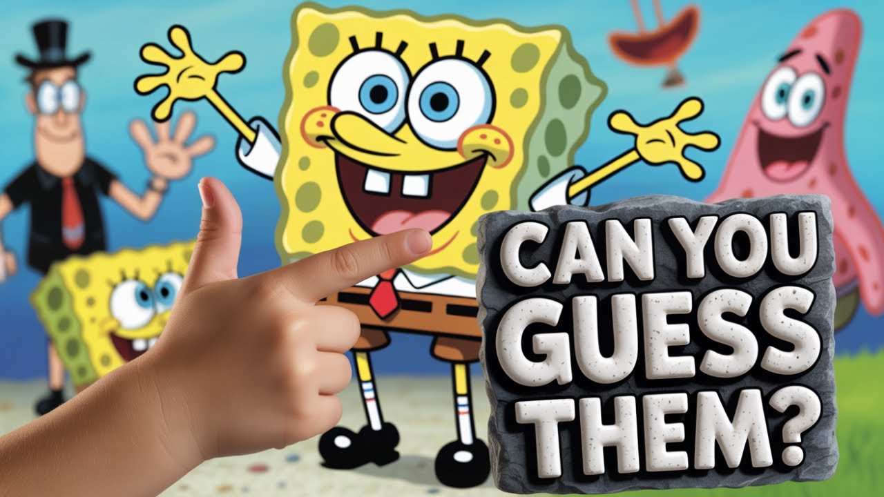 Can You Guess These Cartoon Characters -Fun Guessing Game for Kids ...