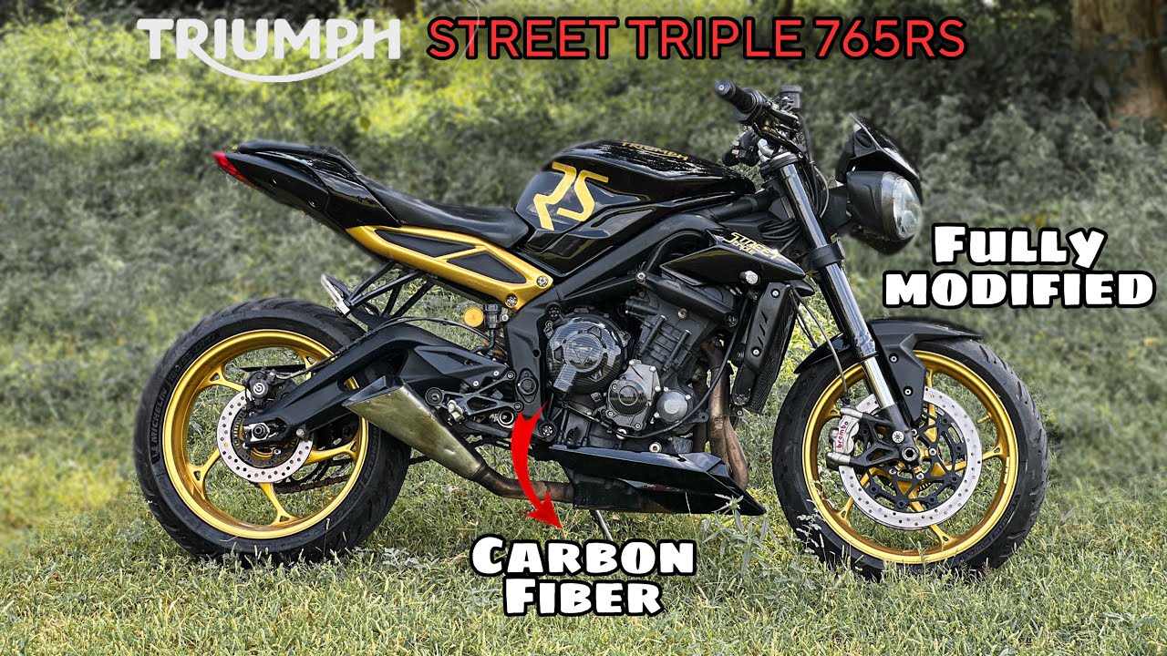 Fully Modified Triumph Street Triple 765rs | Carbon Fiber & Repaint ...