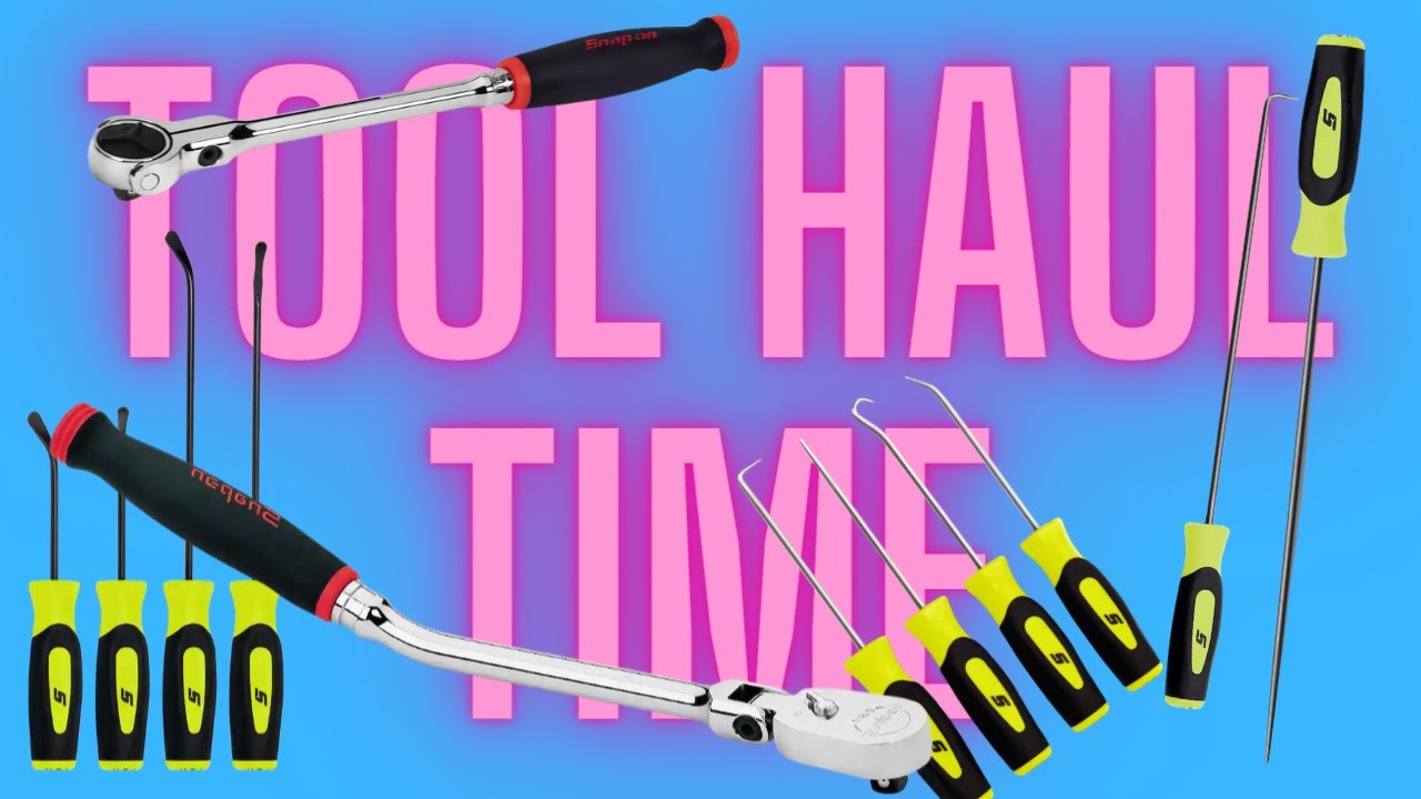 Snap-On Tool Haul NEW High Viz Yellow Plus we fix a Ascent Door Handle ...