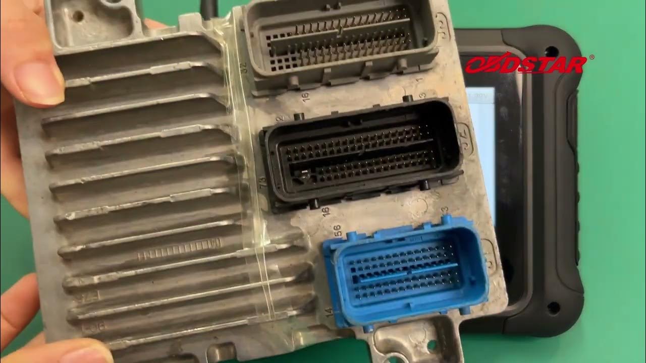 OBDSTAR DC706 Read and Write GMC E78 ECM on Bench- OBDII365 - YouTube