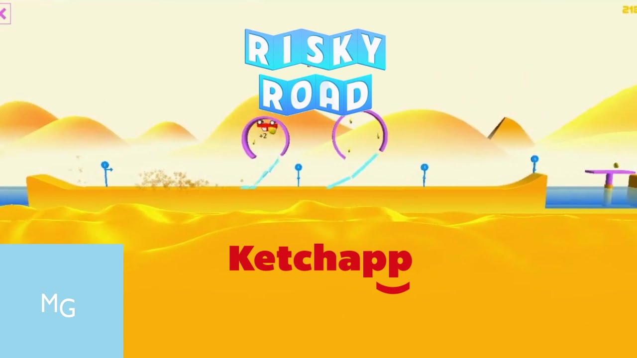 Risky Road Ketchapp New Game Android Gameplay Video - YouTube