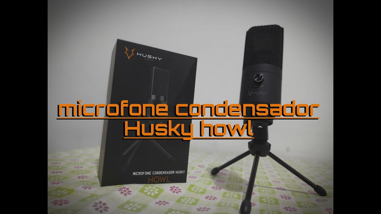 novo microfone husky unbox e testes - YouTube
