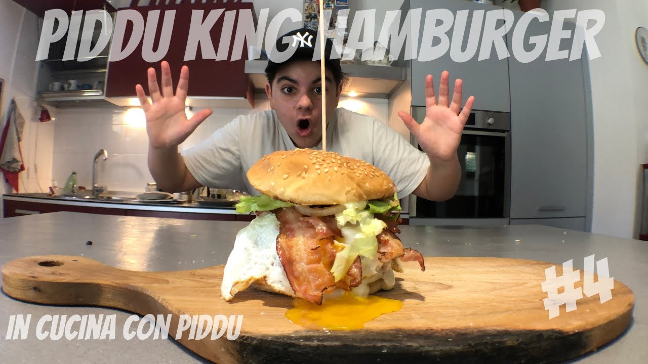 PIDDU KING HAMBURGER: "In cucina con Piddu" - YouTube