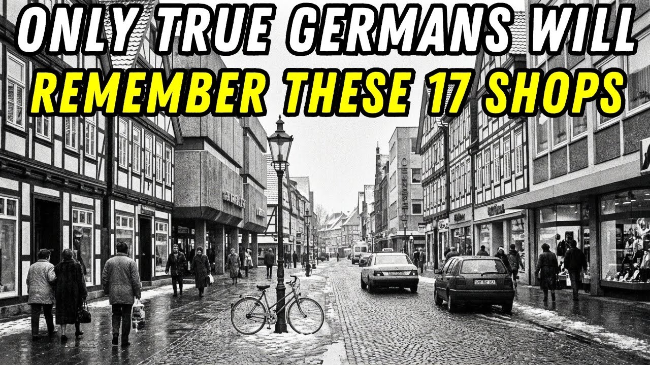 17 Old German Shops That Only True Germans Remember - YouTube