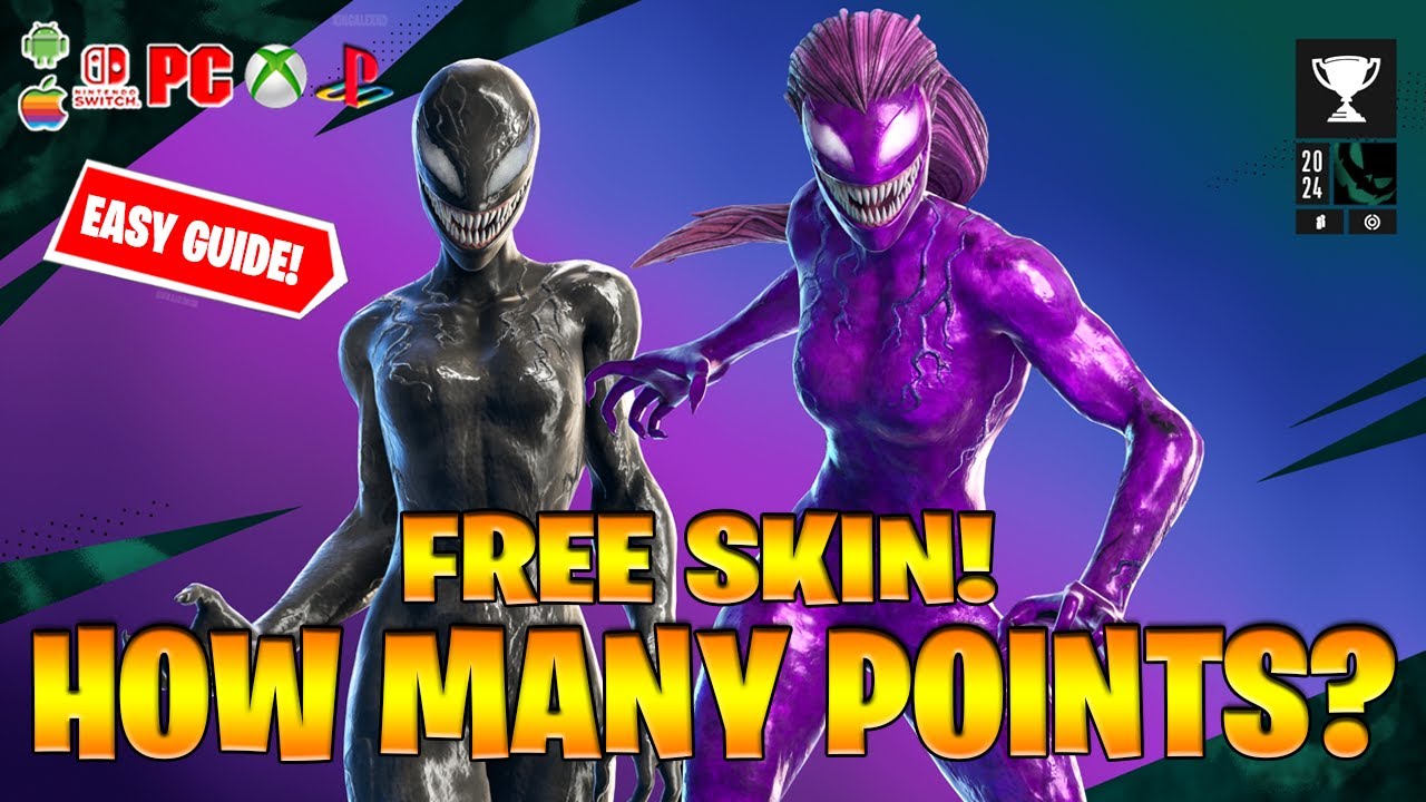 How Many POINTS & TOP % Do You Need to Get She-Venom & Agony Skin (New ...