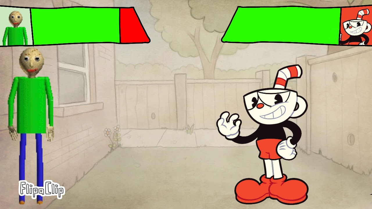 BAldi vs cuphead - YouTube
