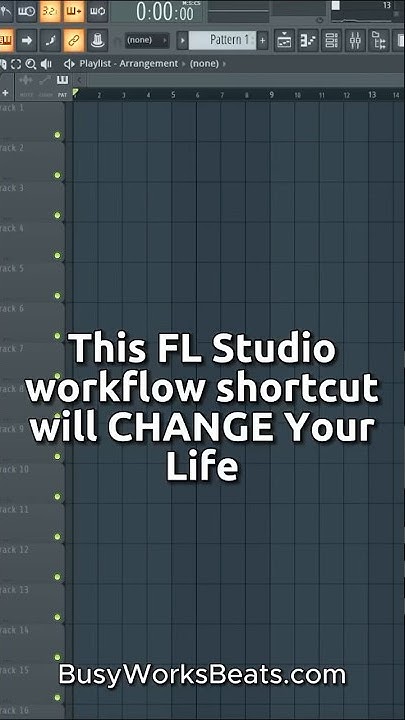 This FL Studio workflow shortcut will CHANGE Your Life - YouTube