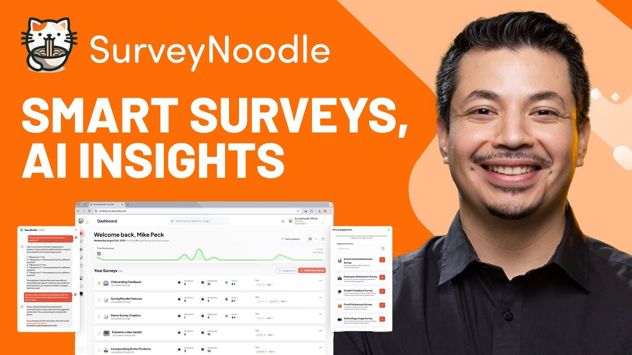 Smarter Surveys and AI-driven Insights | SurveyNoodle - YouTube