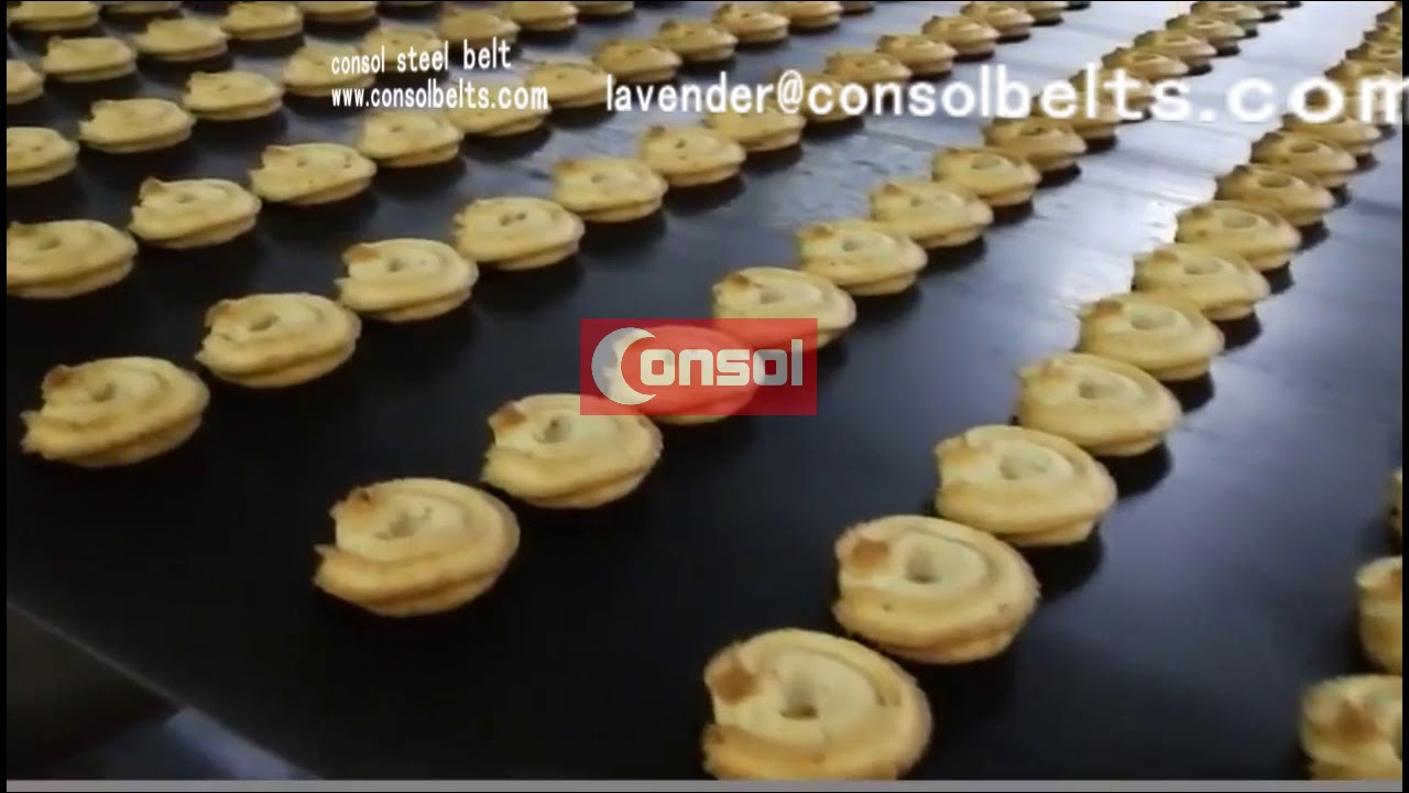 CONSOL CARBON STEEL BELTS BAKING TUNNEL OVEN Bake Oven Belts Baking ...