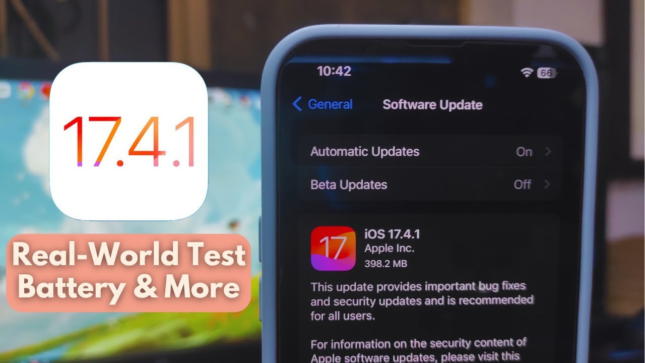 Real-World Test of iOS 17.4.1 - Battery Life Test (Day in the Life ...