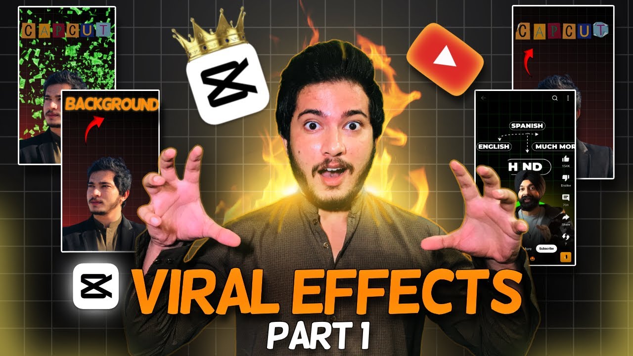 Reels - Top 5 Latest Viral Trending Effects Tutorial Part - 1 - YouTube