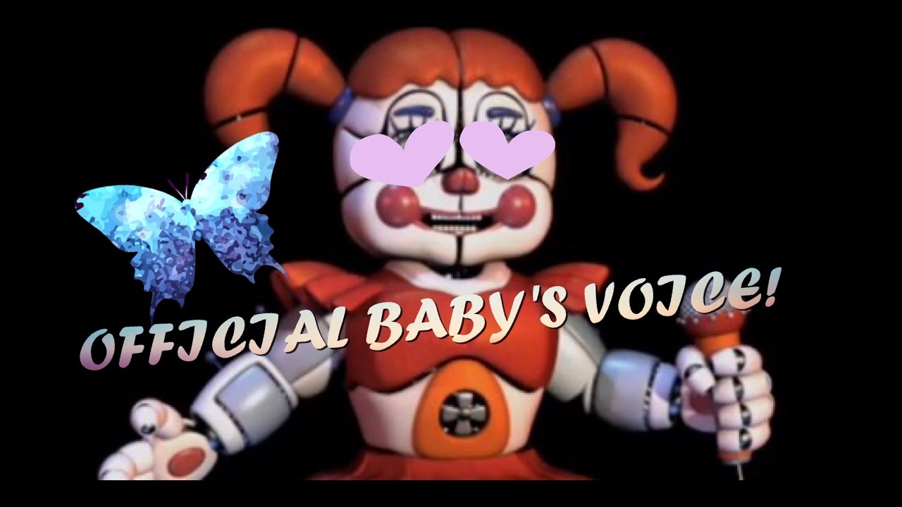OFFICIAL BABY'S VOICE! [IN THE GAME] - YouTube