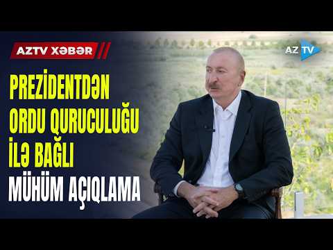 “Azərbaycan Silahlı Qüvvələri bölgədə söz sahibidir” – Prezidentdən MÜHÜM AÇIQLAMA
