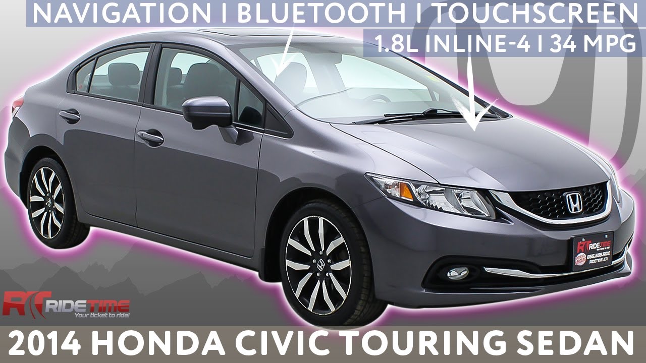 2014 Honda Civic Touring Sedan | Driveway Delivery | ridetime.ca - YouTube