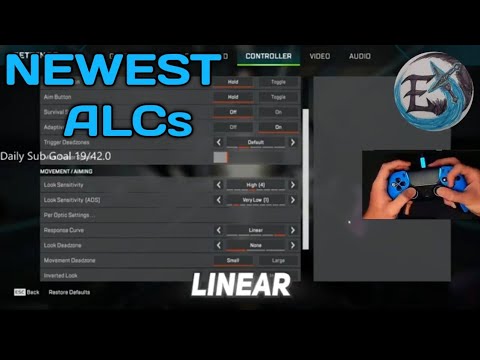 Extesyy Shares his NEW Controller ALCs Settings | APEX - YouTube
