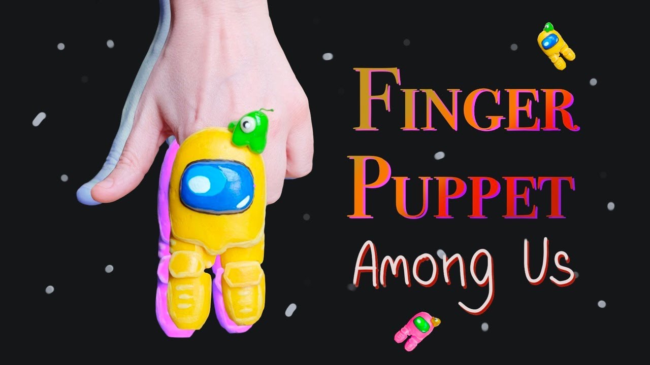 Marionette Fingers puppet Among Us crewmate DIY for movie makers - YouTube