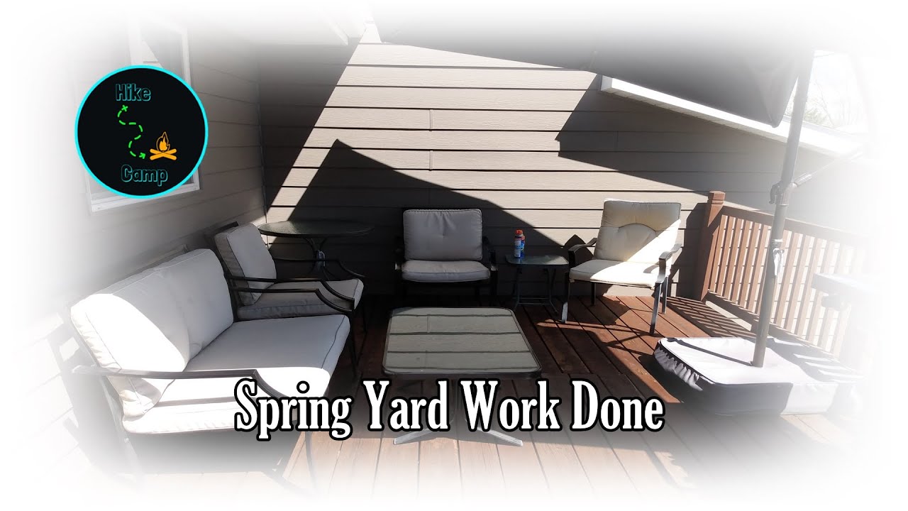 Spring Yard Work Done - YouTube