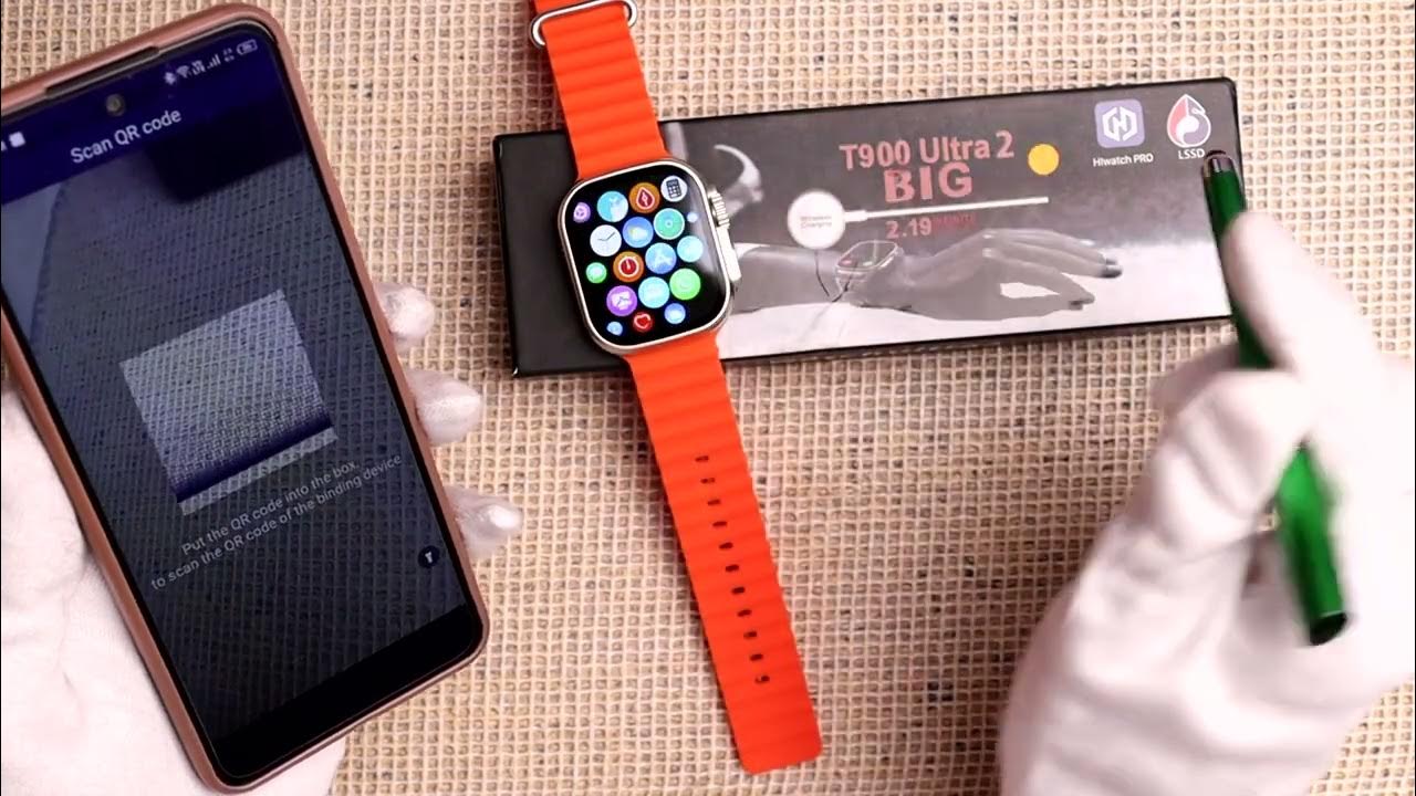 T900 Ultra 2 Smartwatch Connect To Phone - YouTube