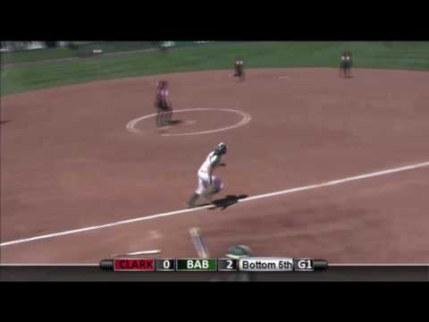 Babson Softball vs. Clark - Game 1 (4/23/17) - YouTube