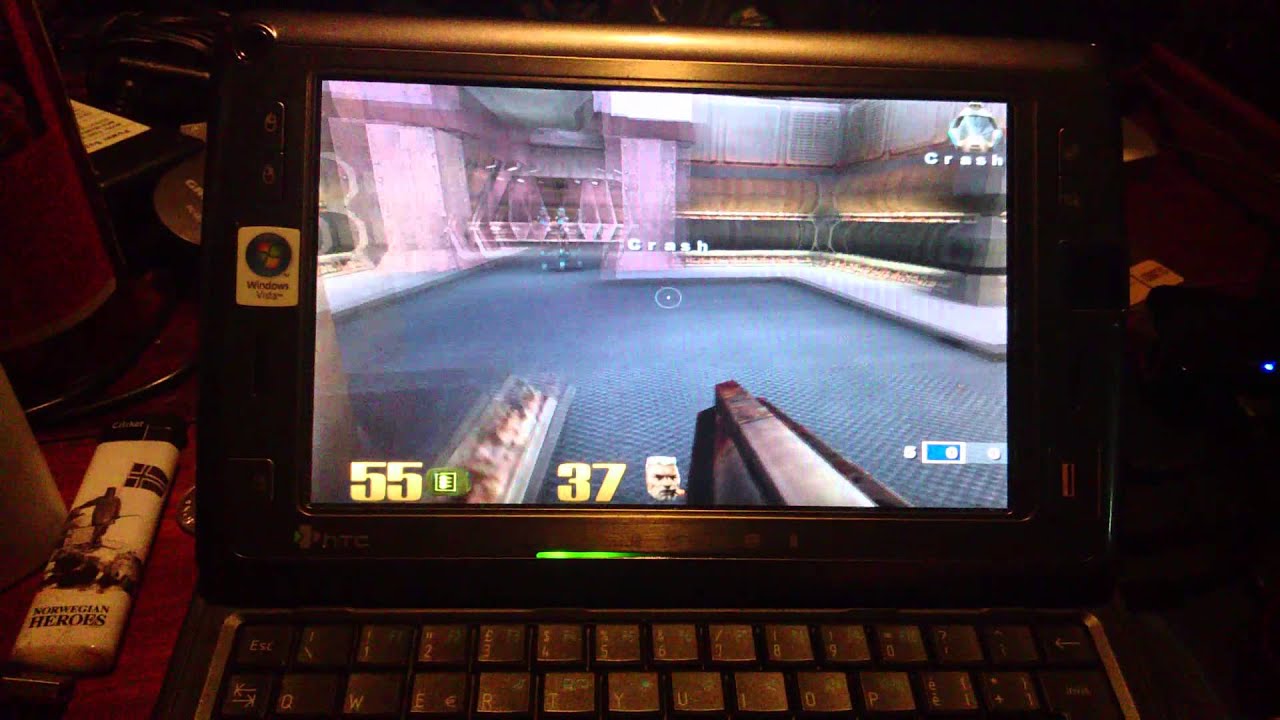 Htc shift x 9500 ubuntu 14.04 lts quake 3 arena - YouTube