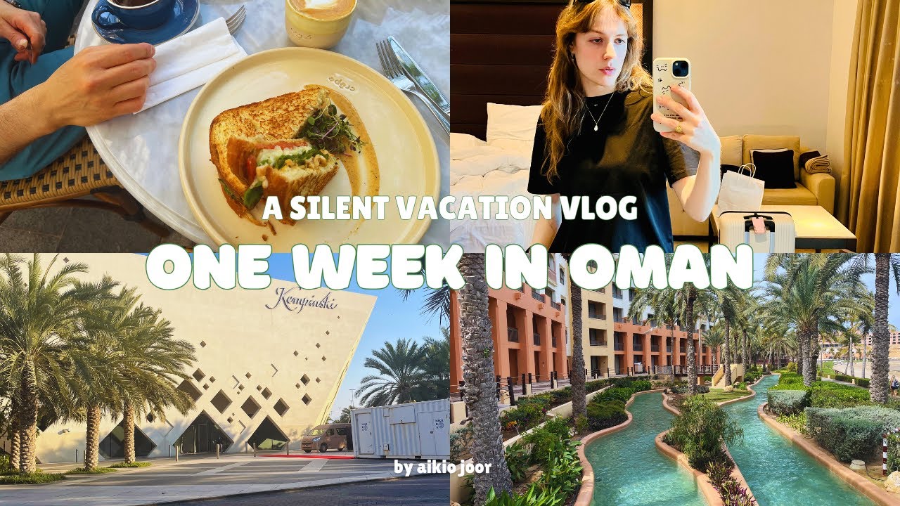 a silent travel vlog from Norway to Muscat, Oman (cozy vibes) # ...