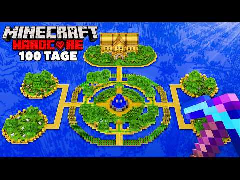 Ich überlebe 100 TAGE Minecraft Hardcore in einer OZEAN Welt!