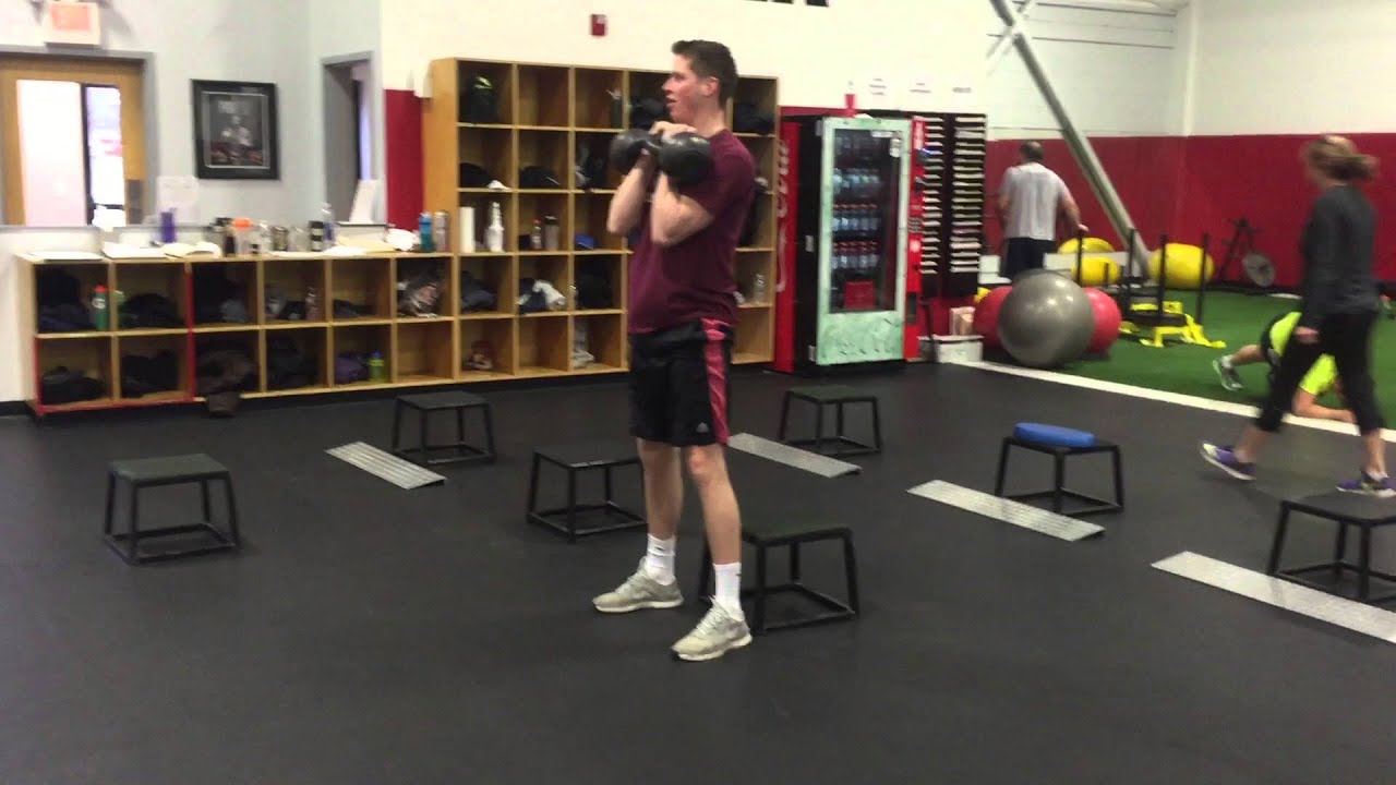 2 KB Rack Pos Squat - YouTube