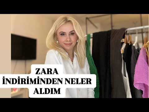 ZARA İNDİRİMİNDEN NELER ALDIM-Zara Try On Haul