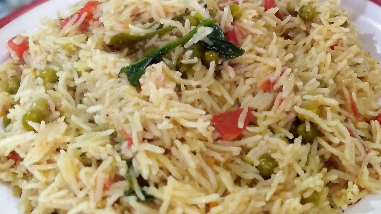 Vegetable Pulao Recipe|How to make a veg palav/rice|Sabzi pulao recipe ...