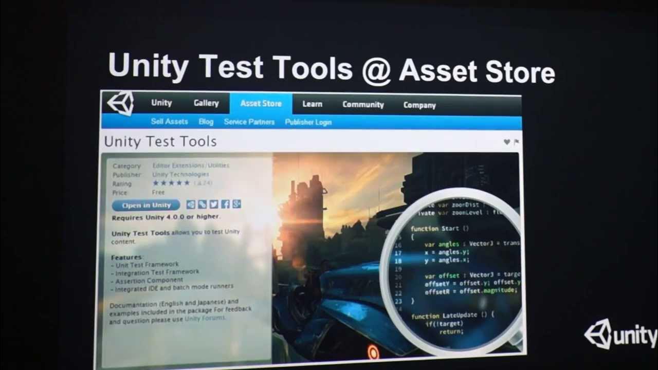 Unity Test Tools (Unity3D) - YouTube