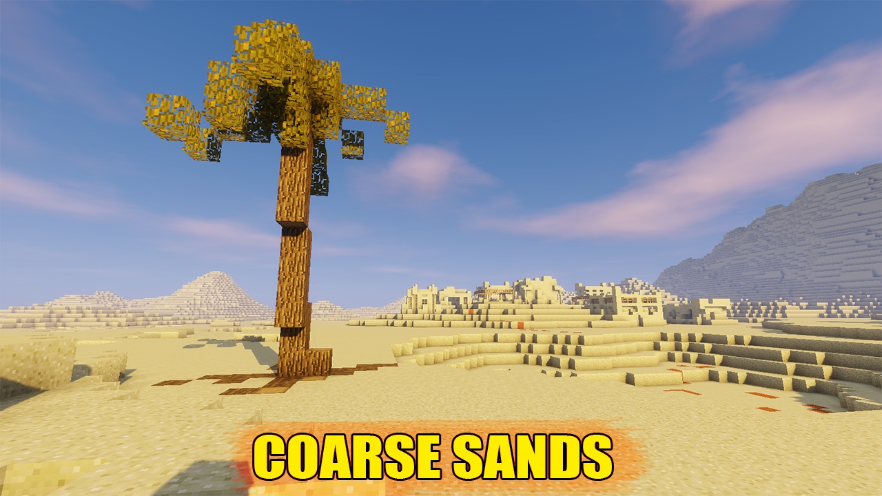 Minecraft : COARSE SANDS # 1 เครื่องบินตกกลางทะเลทรายนรก - YouTube