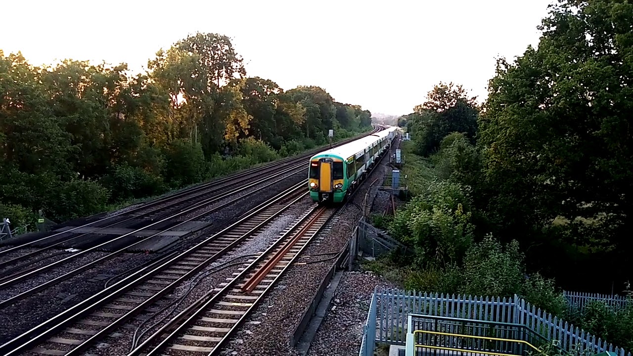 Trains at speed (UK) - YouTube