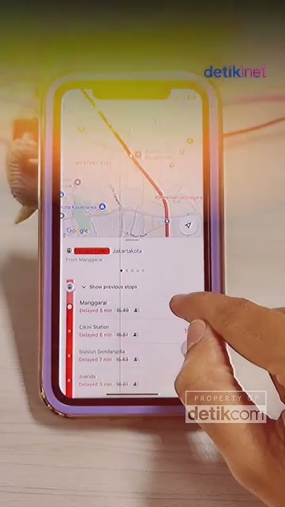 Begini Cara Cek Jadwal KRL & KA Jarak Jauh di Google Maps - YouTube