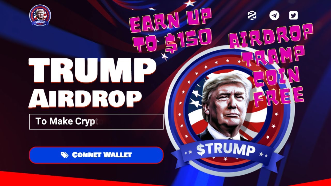 Airdrop Trump coin free for everyone right now | Crypto aidrop 2024 ...